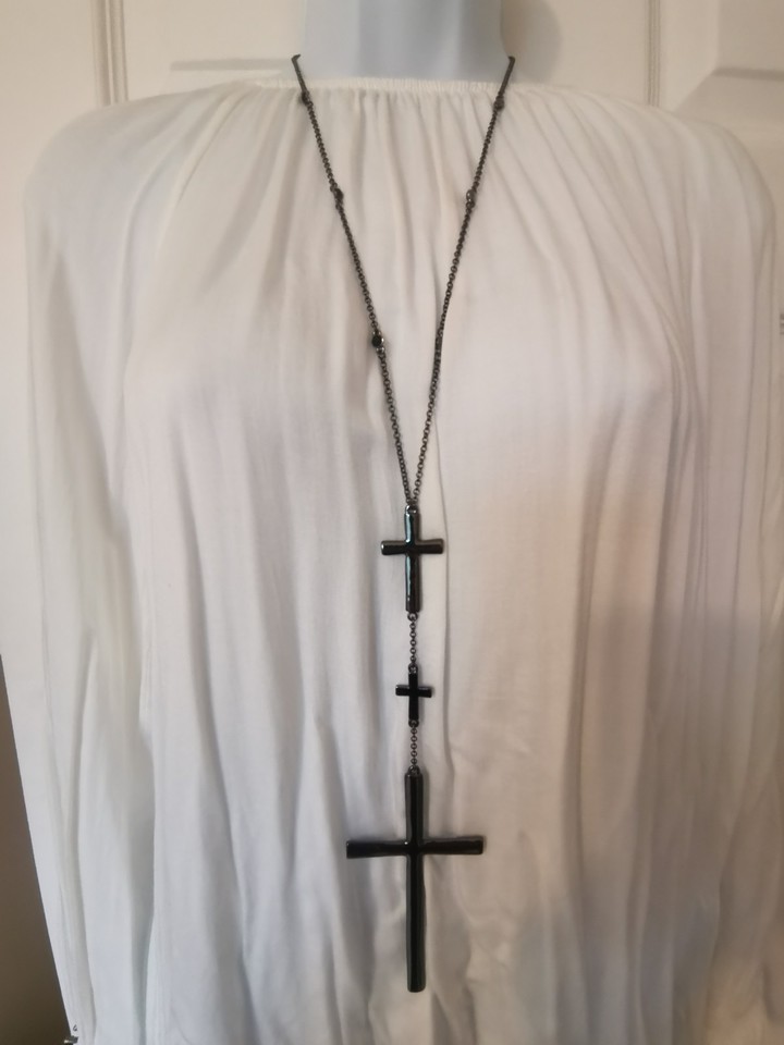 Butler and Wilson Cross & 13 Inch Chain Necklace. Boxed | eBay UK