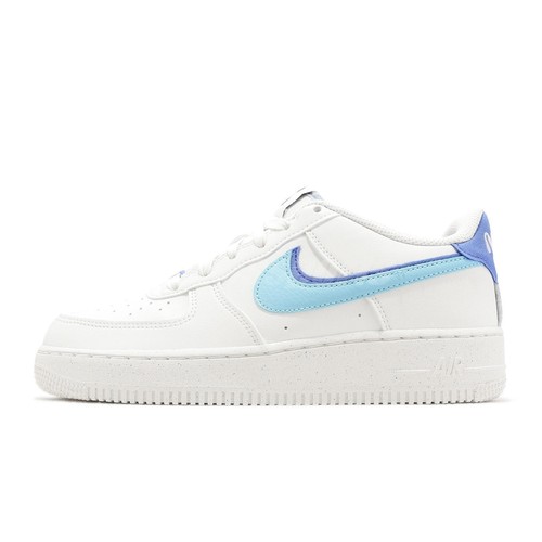 Big Kid's Nike Air Force 1 LV8 Sail/Blue Chill-Medium Blue (DQ0359 100 ...