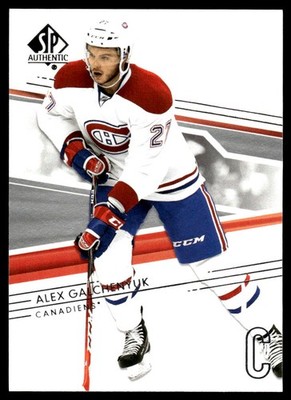 2014-15 SP Authentic #89 Alex Galchenyuk Montreal Canadiens Hockey Card ...