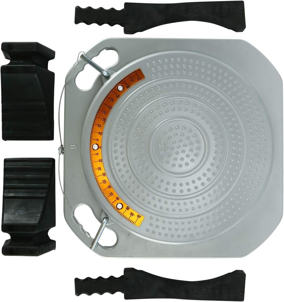 2PCS Wheel Alignment Turn Plates 10,000 Pounds Capacity w/ Transition ...