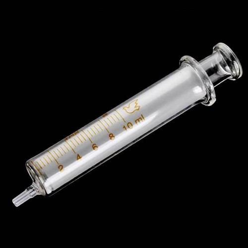 3 Pack 10ml Glass Syringes Injector Farm Veterinary Use Laboratory ...