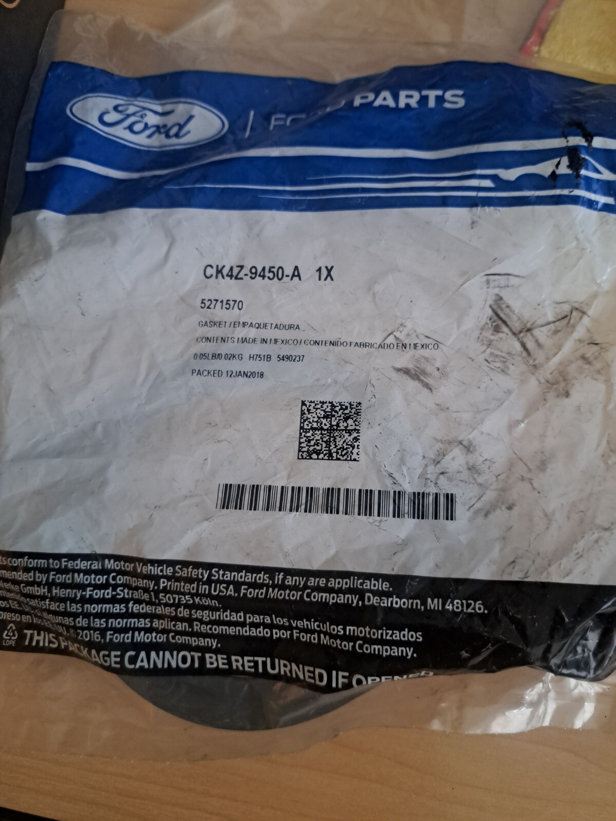 Genuine Ford CK4Z-9450-A Converter Exhaust Gasket | OE | 1 Year ...