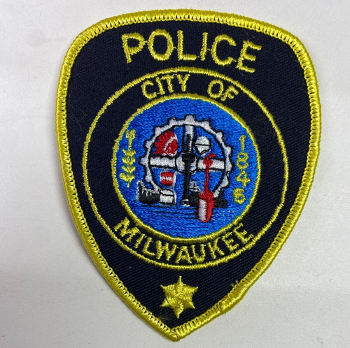 3.5" Milwaukee Police Wisconsin WI Patch B9N | eBay