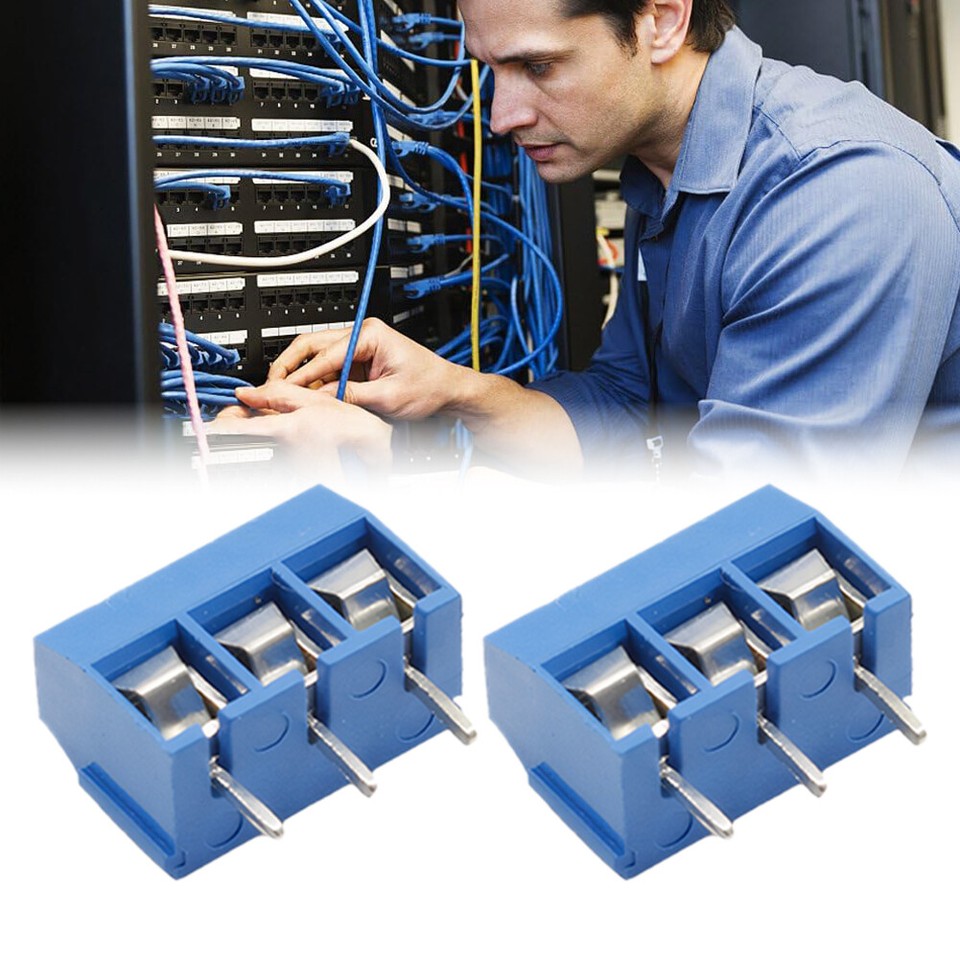 NEW 50/100 Pcs KF301 2P/3P Terminals Block Connector Assortment Kit ...