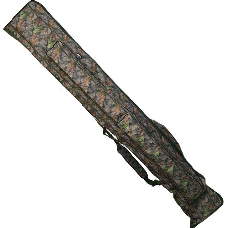 NGT Camouflage Padded Rod Holdall Bag 3+3 For 12ft Rods Carp Fishing ...