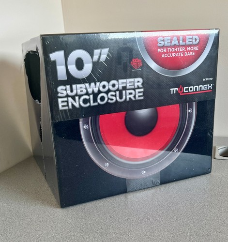 New Metra TCBX-110 TruConnex 10" Single Sealed Subwoofer Enclosure ...
