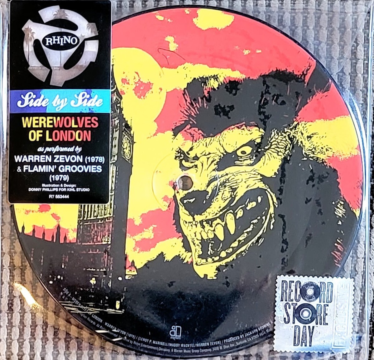 Warren Zevon Logo Lee Ho Fooks Soho London 1978 Warren Zevon