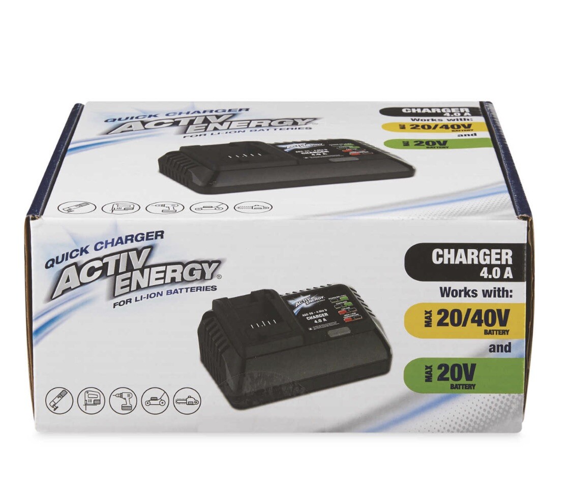 Activ Energy 20V/40V 4Ah Universal Battery Charger ( Charger Only ...