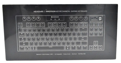 Hexgears Immersion A3 Mechanical TKL Gaming Keyboard - Factory Sealed ...