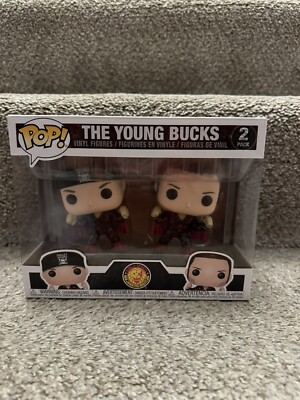 NJPW New Japan Funko POP Young Bucks 2 Pack Figure AEW Bullet Club ...