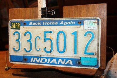 1990 Indiana License Plate Henry County 33c5012 | eBay