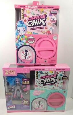 NEW Capsule Chix Shimmer Surge Doll 2 Pack & Capsule Chix Sweet ...