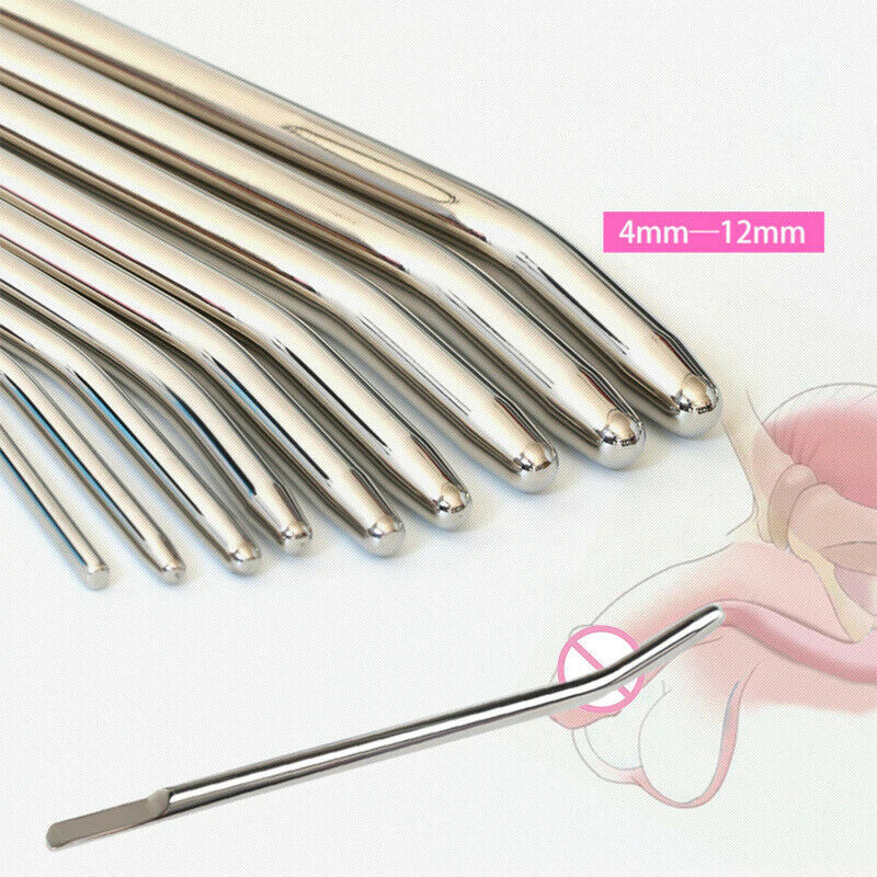 Urethra Penis Plug Stainless Steel Sounds Beads Sounds Insert Plug Rod ...