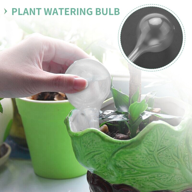 11Pcs Clear Automatic Watering Bulbs Watering Globes Device Plastic ...