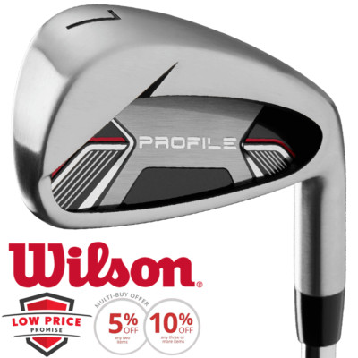 WILSON 2026 PROFILE GOLF IRONS 4,5,6,7,8,9, PW & SW +REGULAR STEEL ...