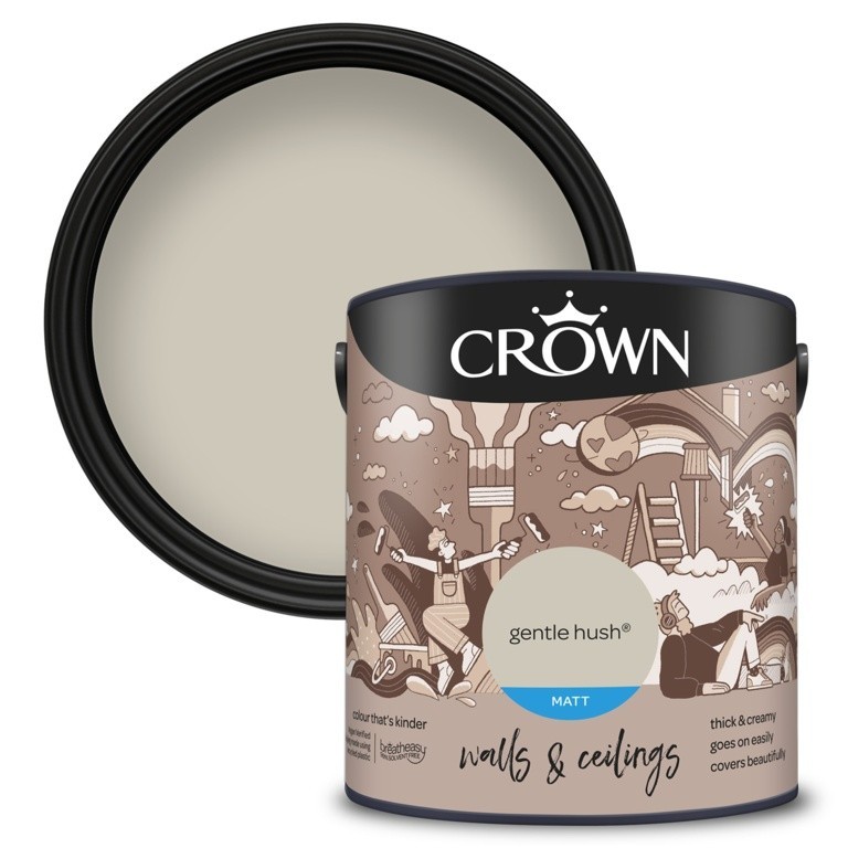Crown Paint Matt Emulsion Walls & Ceilings 2.5L All Colours | eBay UK