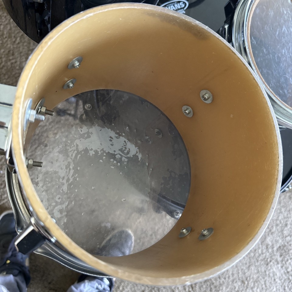 Pearl 8 Inch Chrome 8x5 Open Bottom Concert Tom Remo Drumhead Drum ...