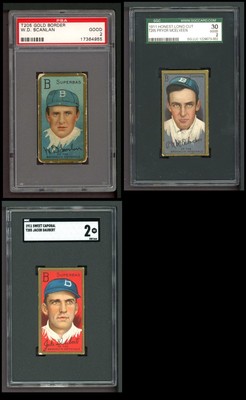 1911 T205 Brookyln Dodgers Almost Complete Team Set 2 - GOOD 6730235 | eBay