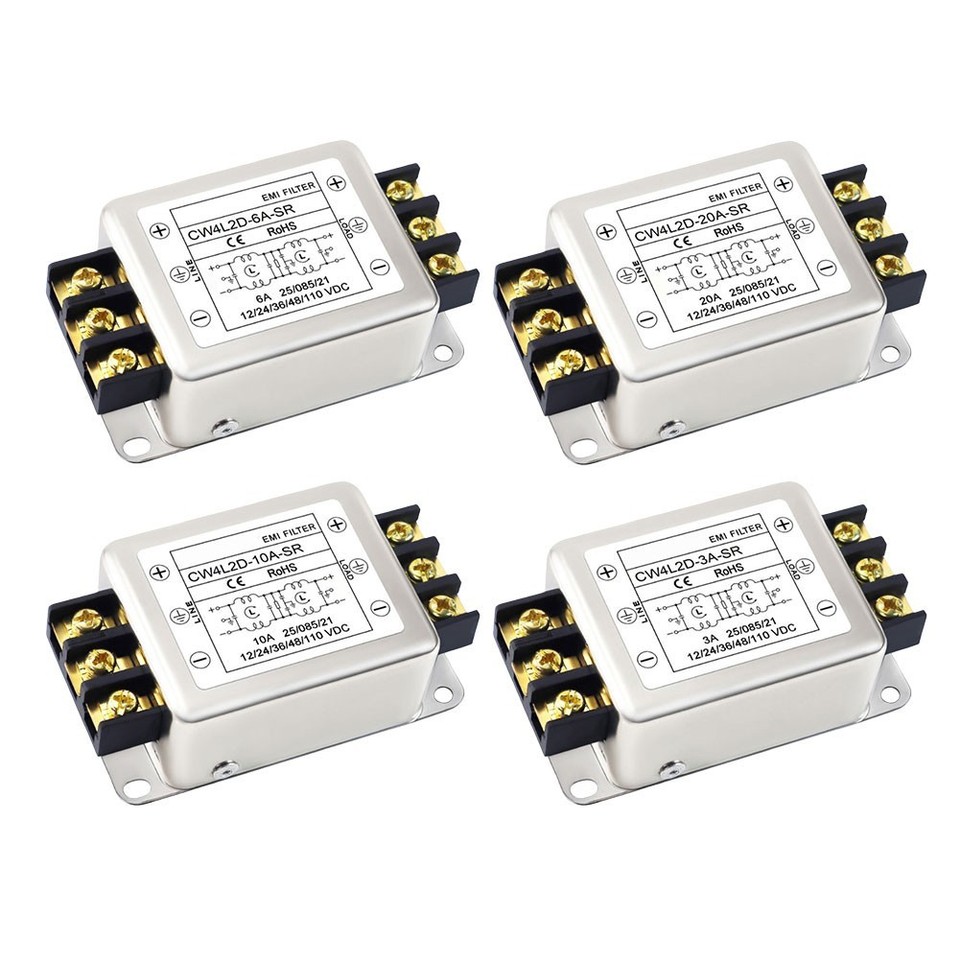 Noise Reduction Terminal Connector Filter Dual-stage Architecture Metal ...