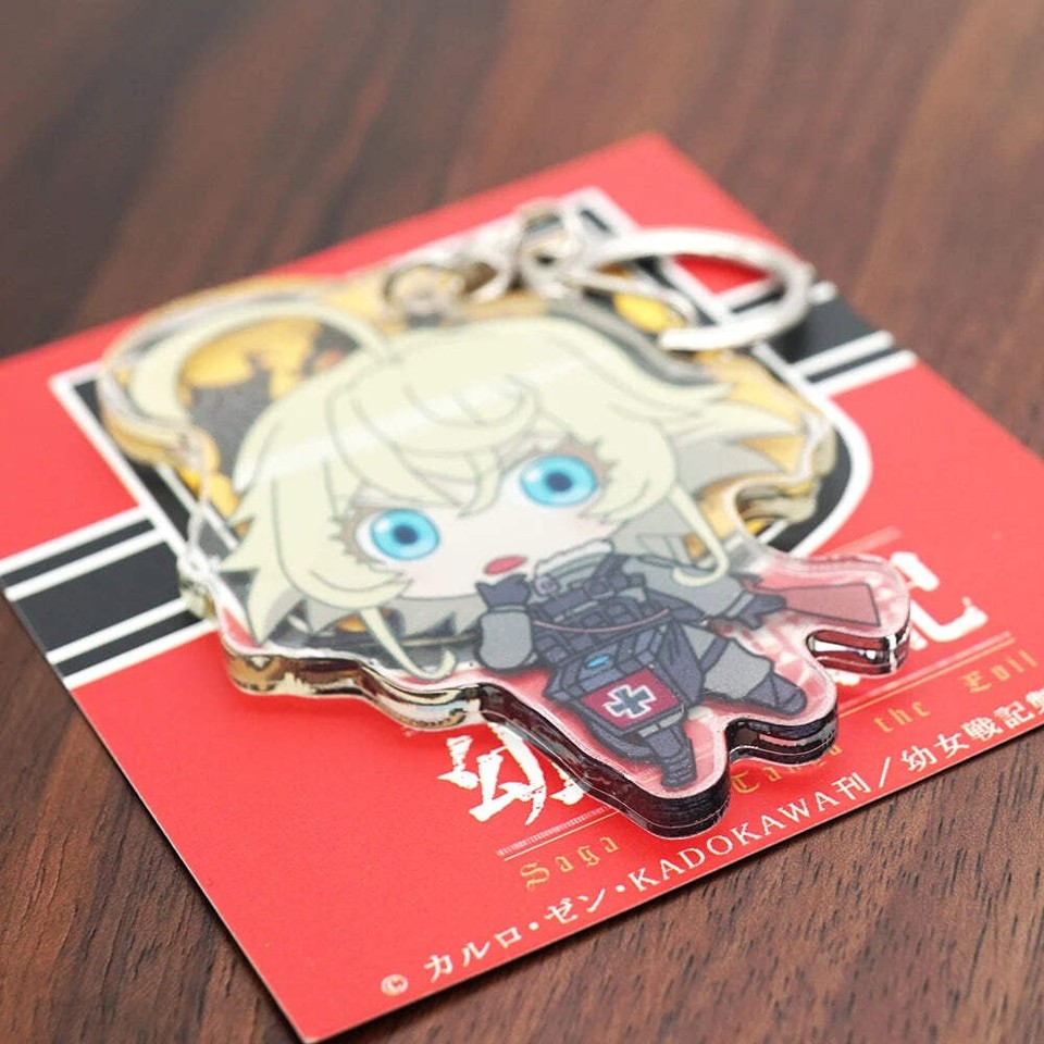 ISEKAI Acrylic Keychain Saga of Tanya the Evil Anime Youjo Senki ...