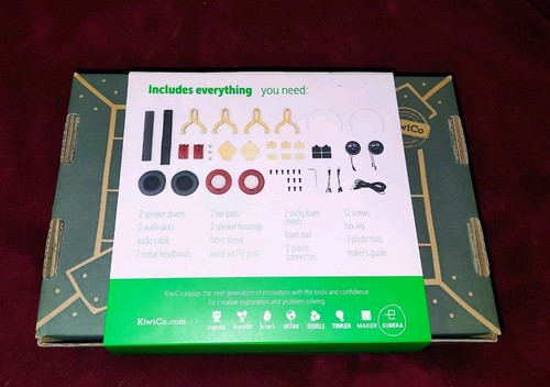 Kiwi Co. Eureka Crate Make Your Own Stereo Headphones Kit | eBay