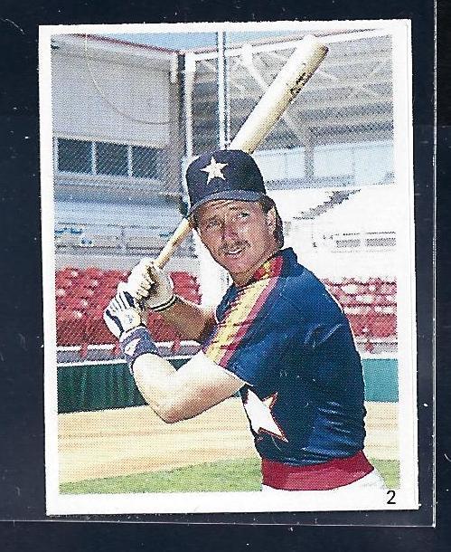 1988 Red Foley Book Mini Sticker Hand Cut * You PIC CHOOSE * Baseball ...