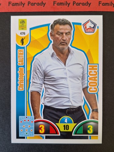 Christophe Galtier 476 Coach Card Panini Adrenalyn Foot France Ligue 1 ...