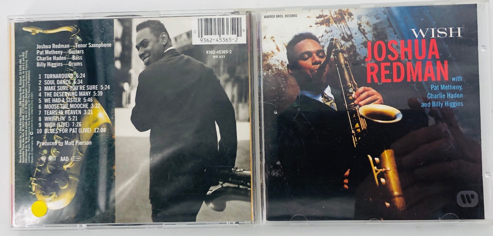 JOSHUA REDMAN - WISH - CD | eBay