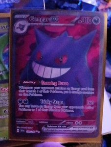 Gengar EX 2024 Scarlet & Violet: Temporal Forces #193/162 Ultra Rare ...
