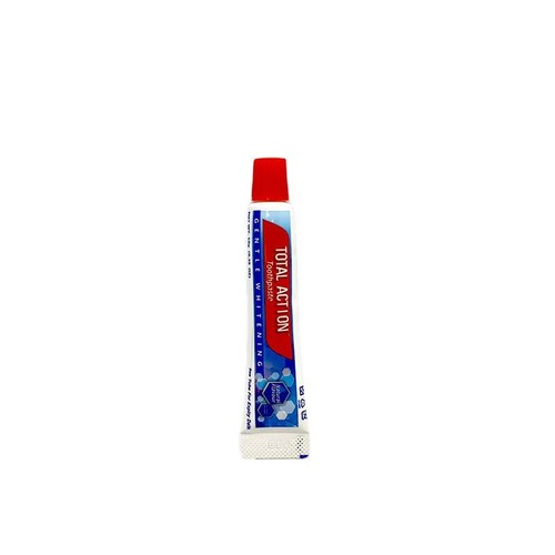 25 X TOTAL ACTION MINI TRAVEL POCKET SIZE TOOTHPASTE 10G | eBay