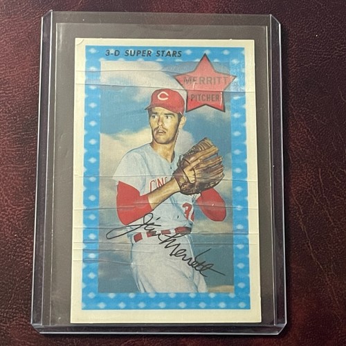 1971 Kellogg's 3-D Super Stars Set JIM MERRITT #25 CINCINNATI REDS | eBay