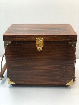 Trade Box Chest Wooden Box Mountain Man Primitive Civil War Reenactment ...