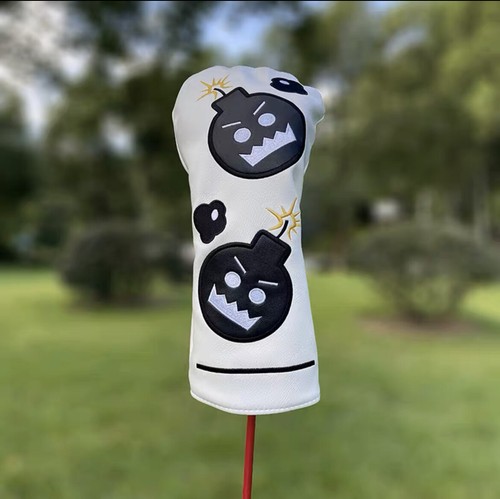 Golf Club Driver Fairway Wood Hybrid Putter Head Cover Bomb Cartoon ...