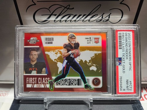 2022 Contenders Optic First Class Ticket Desmond Ridder #FCT-2 Gold ...