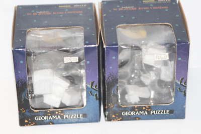 2X Original Box - The Nightmare Before Christmas Disney Georama Puzzle ...
