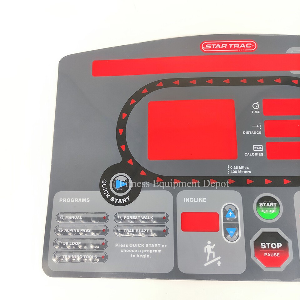 Keypad STAR TRAC 7532 7632 7600 Treadmill Button Panel Control Membrane ...