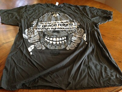 Sin Reigned In Death Grace Reigns 2XL Vintage T-Shirt xxxChurch ...