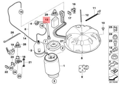 Genuine BMW E53 Control Unit For Self Levelling Suspension OEM ...