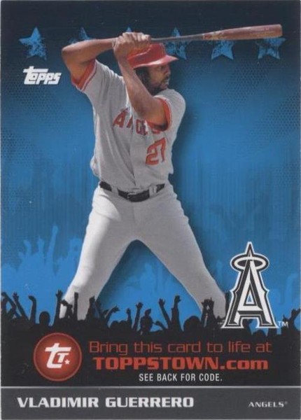 2009 Topps - ToppsTown Redemption Code Cards #TTT31 Vladimir Guerrero ...