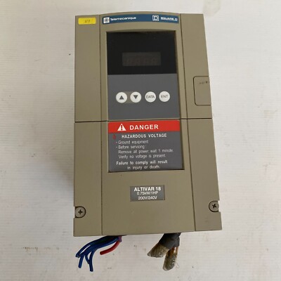 Telemecanique Altivar18 0.75kW 1Hp ATV18U18M2 frequency Variable Speed ...