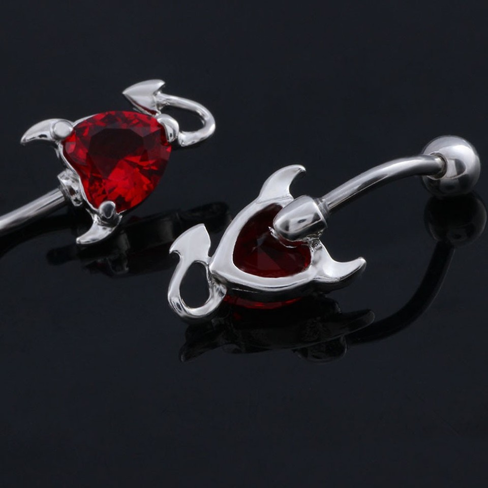 Women's Body Piercing Rings Belly Button Hoop Jewellery Decoration ...