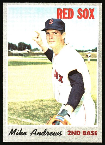 1970 Topps Mike Andrews #406 Boston Red Sox | eBay