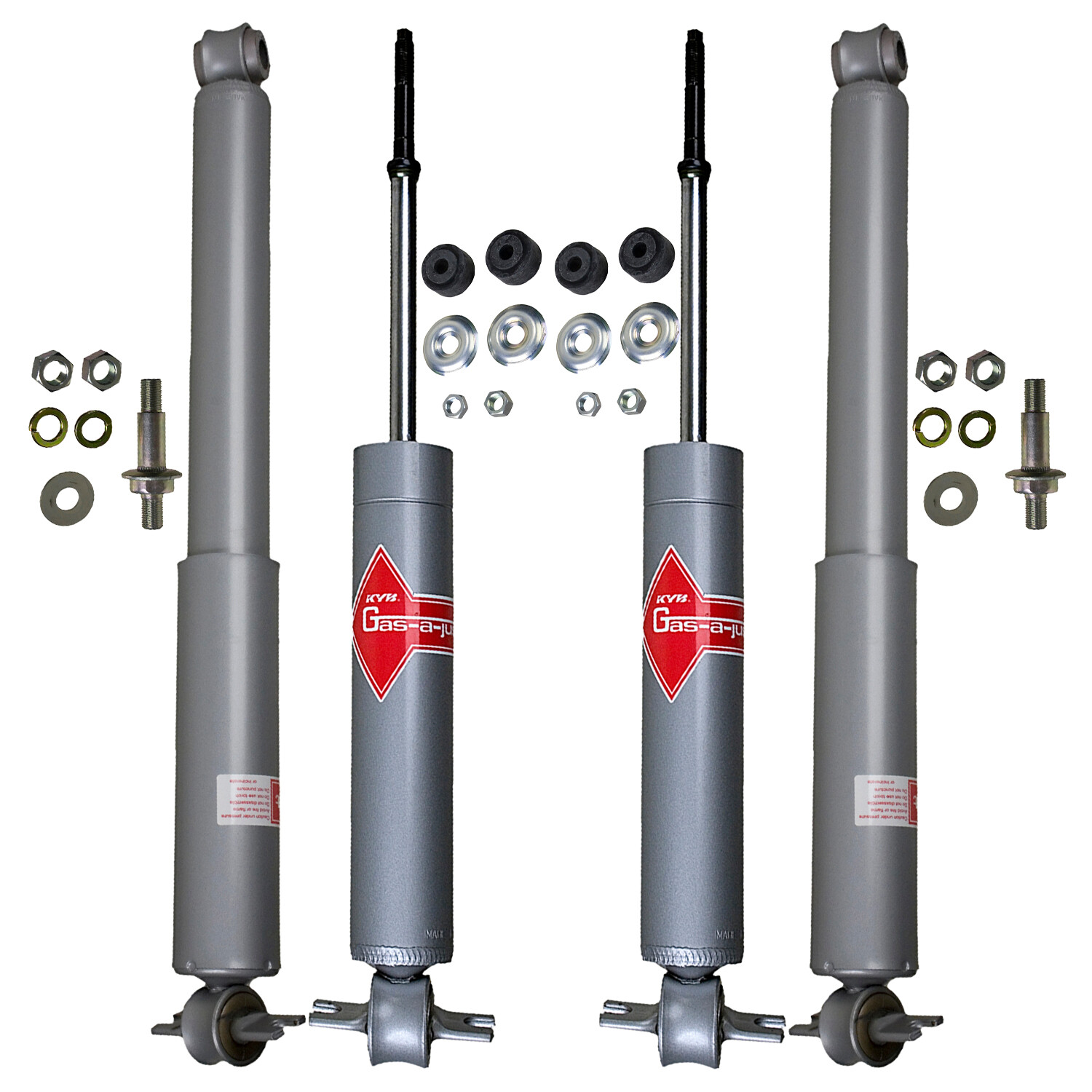 KYB Gas-a-just Front and Rear Suspension Shock Absorber Kit For Caprice ...
