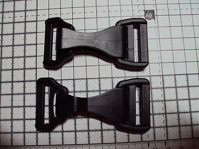 2pcs. Black Plastic Snap Swinging Hooks Dog Snap and D Ring For Webbing ...