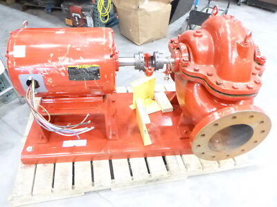 Horizontal Split Case HSC Pump Baldor 50HP Motor RPM1775 EM2543TG HVAC ...