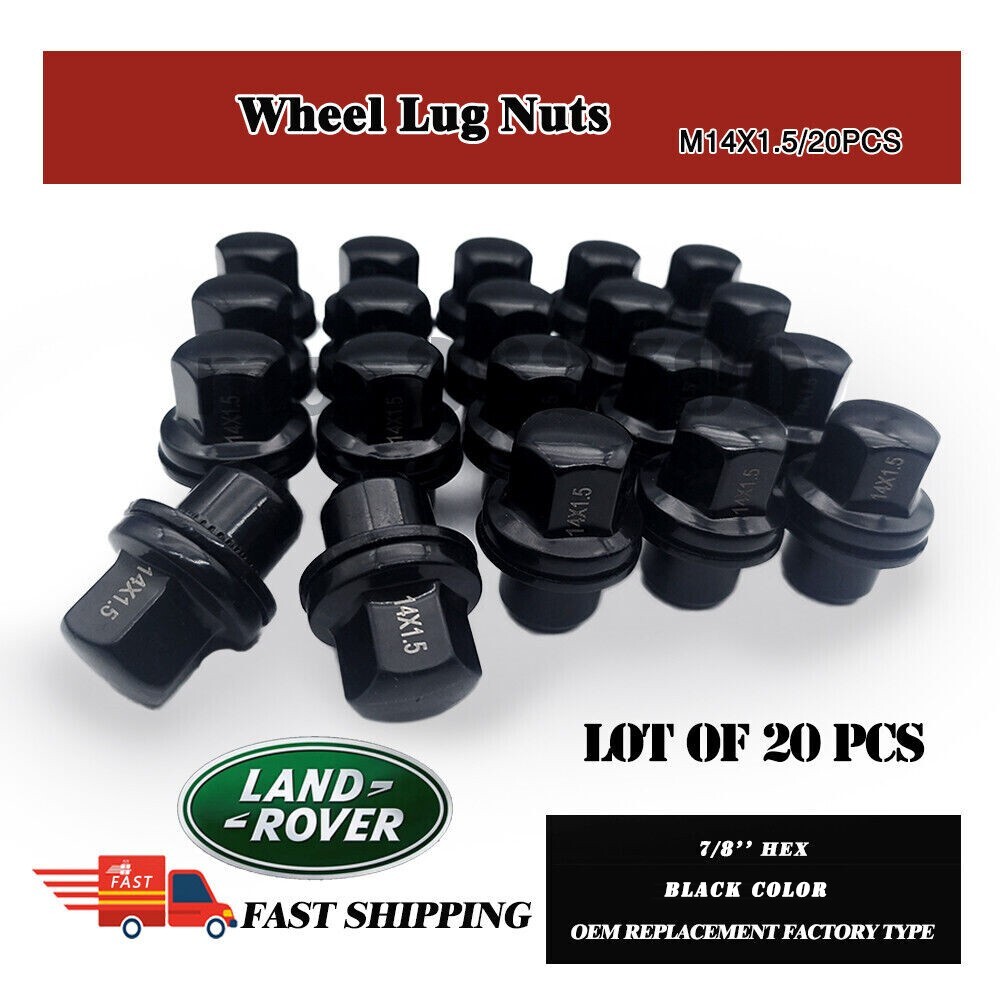 Set of 20PCS Black Lug Nuts for Land Rover LR4 Range Rover Sport LR3 | eBay