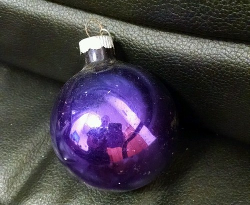 Funky Vintage Purple Mercury Glass Christmas Ornament | eBay