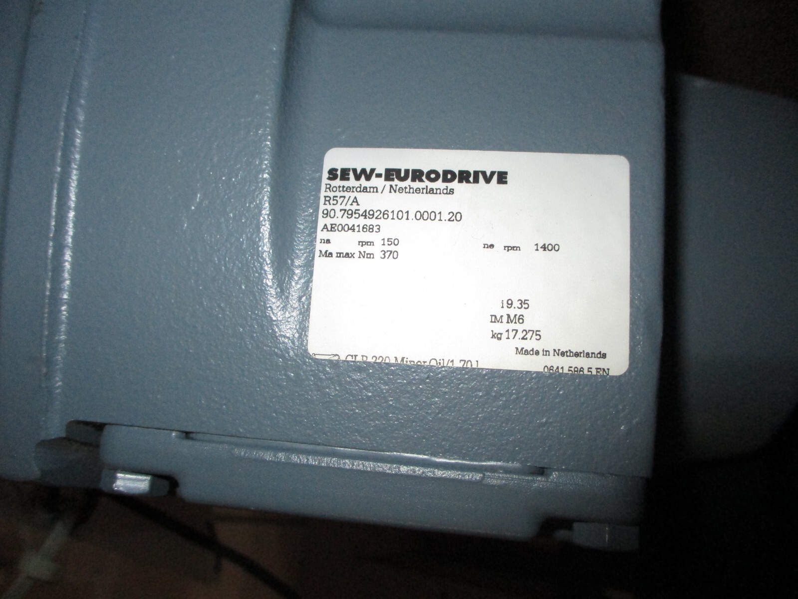 SEW-EURODRIVE HELICAL GEAR UNIT R57/A for sale online | eBay