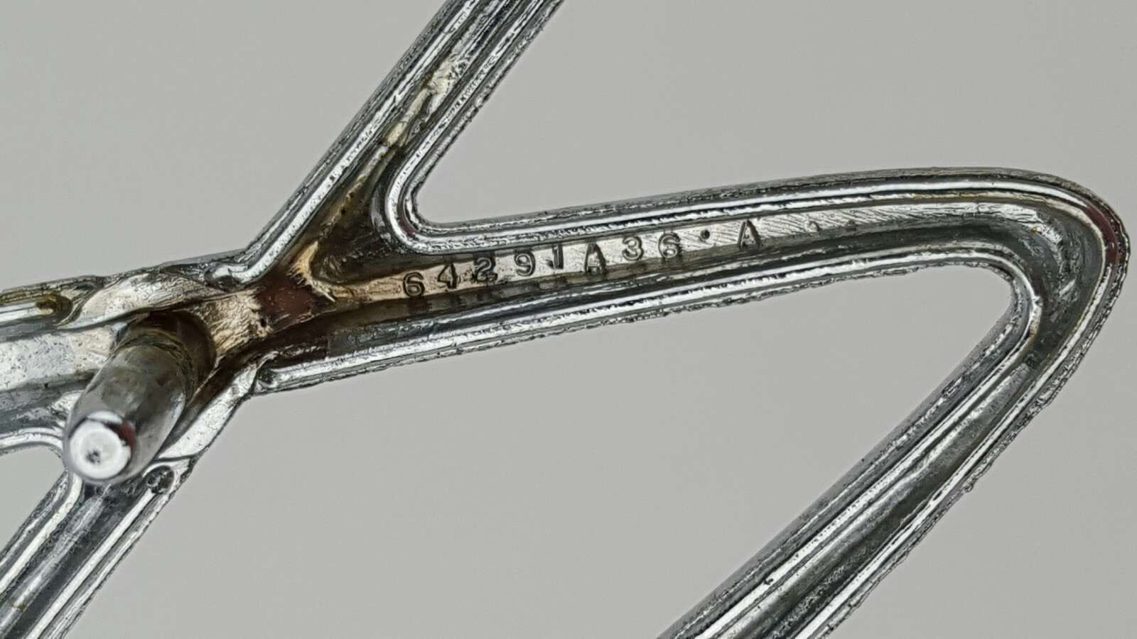 Vtg Lincoln Futura Chrome Emblem Script 64291A36 Ford Falcon OEM 1960's ...