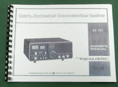 Realistic DX-302 Owner's Manual: Includes Schematic & Protective Covers ...